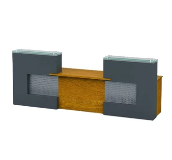 Office Small Reception Table Wooden Counter Table School Platform ...