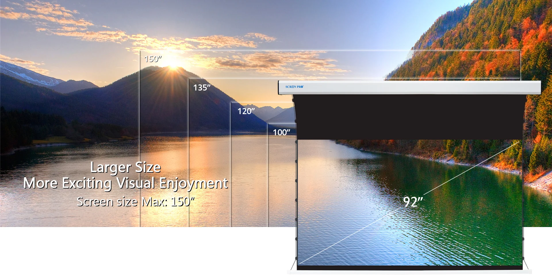 T Prism 4k Ust Alr Motorized Projector Screen Hd Home Theater Ultra ...