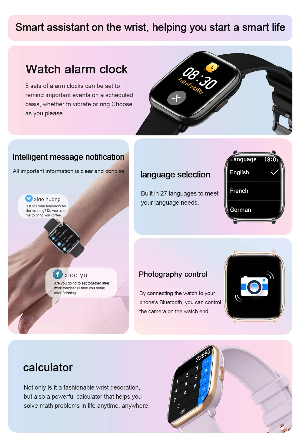 VALDUS IP68 Smartwatch - Advanced Health & Fitness Tracker