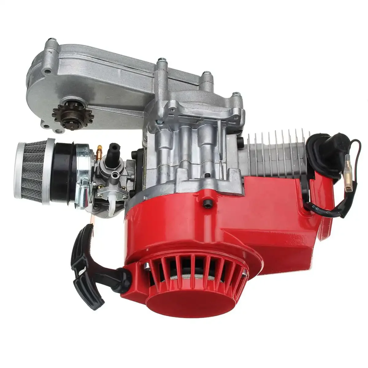 2 Stroke Pull Start Engine Motor 25h Sprocket With Transmission Air ...