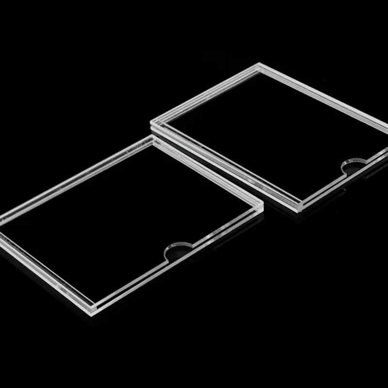 Wall Mounted Clear Acrylic Sign Holder - Transparent Poster Display Frame