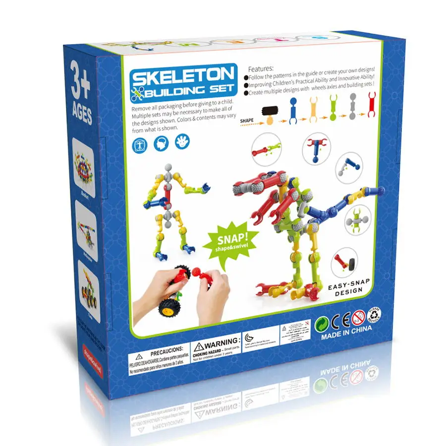Skeleton Building Block For Kids Interlocking Building Set - Buy ...