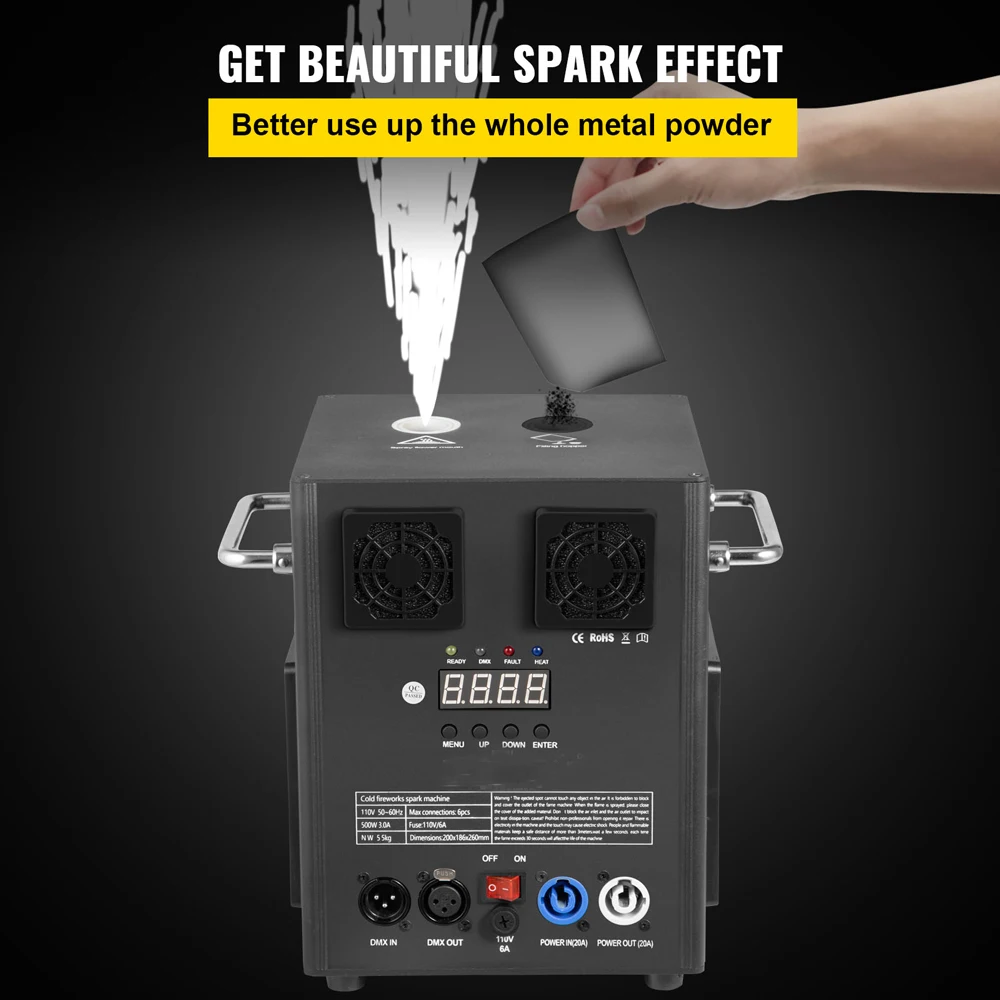 Electronic Cold Pyro Spark Fire Works Sparkler Machine Wedding Event ...