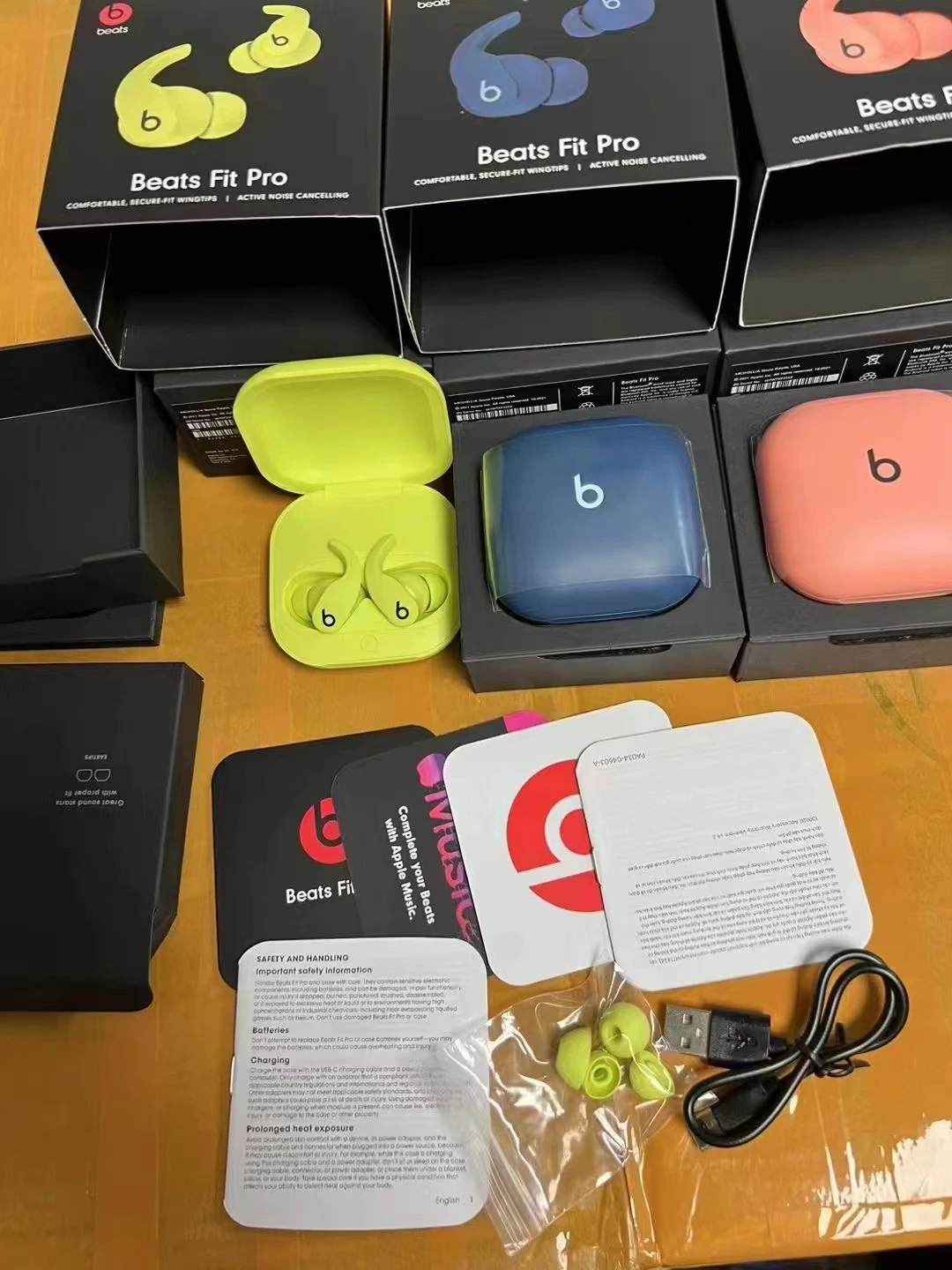 Fit Pro True Wireless Noise Cancelling Earbuds Earphone In-ear Type ...