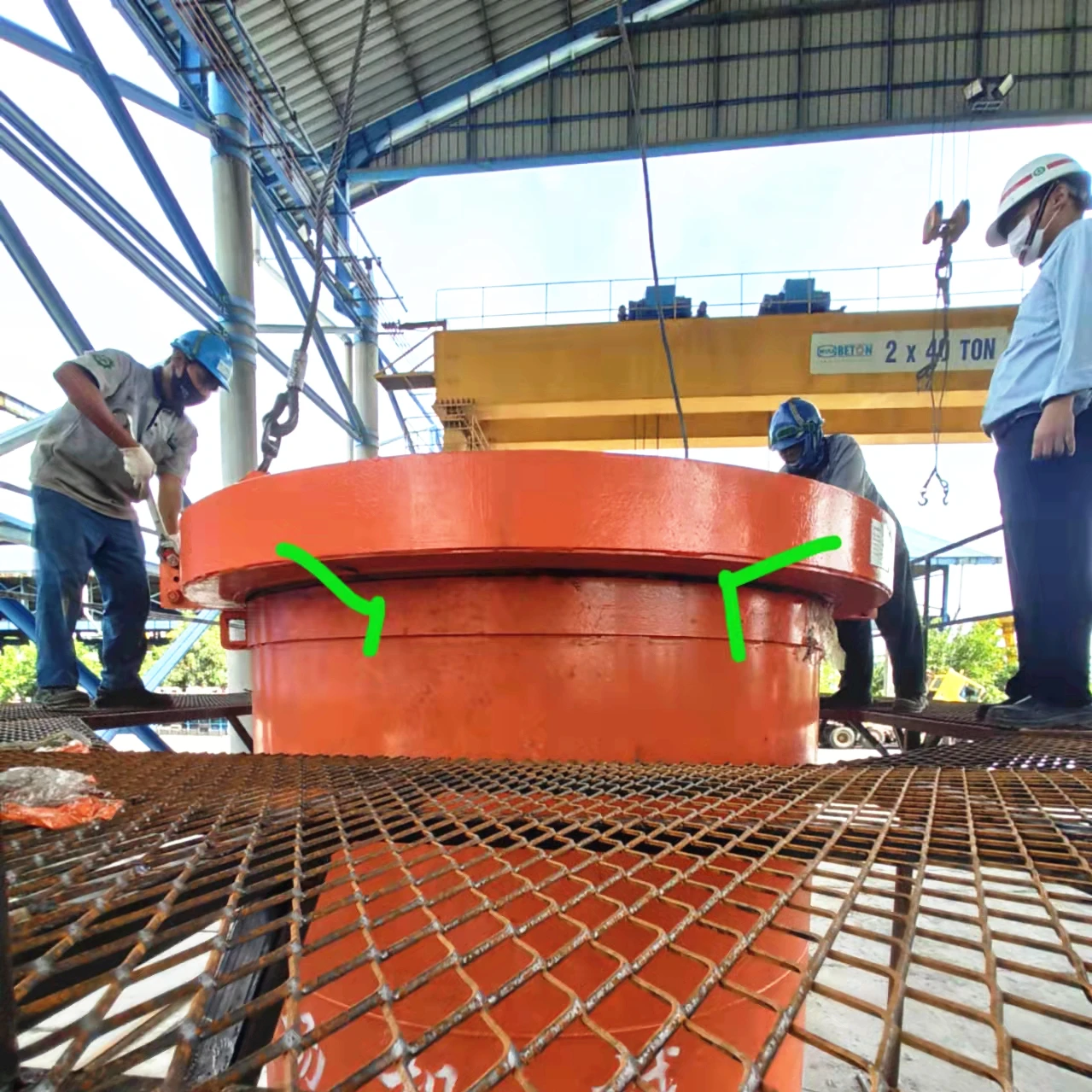 Drainage Steel Reinforced Concrete Jacking Pipes Casting Mould