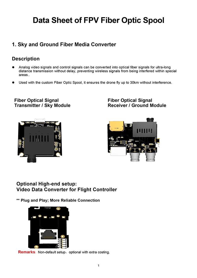 Optical Fiber Drone Cable 5km to 30km - FPV Fiber for Long Distance ...