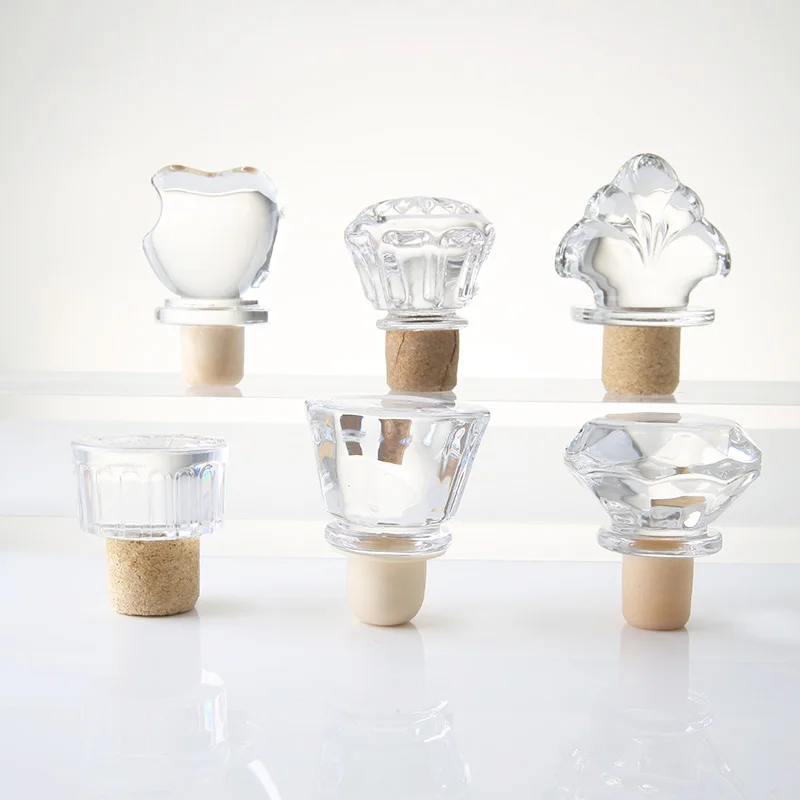 Stopper Liquor Bottle Cap Custom Glass Flint Glass Custom Logo ...