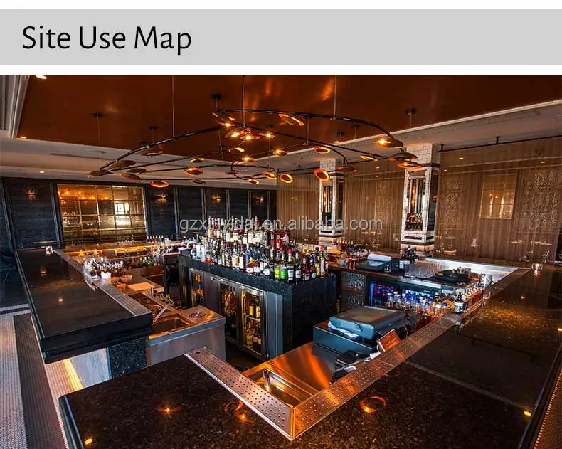 Customized Commercial Bar Station - Professional Cocktail Equipment