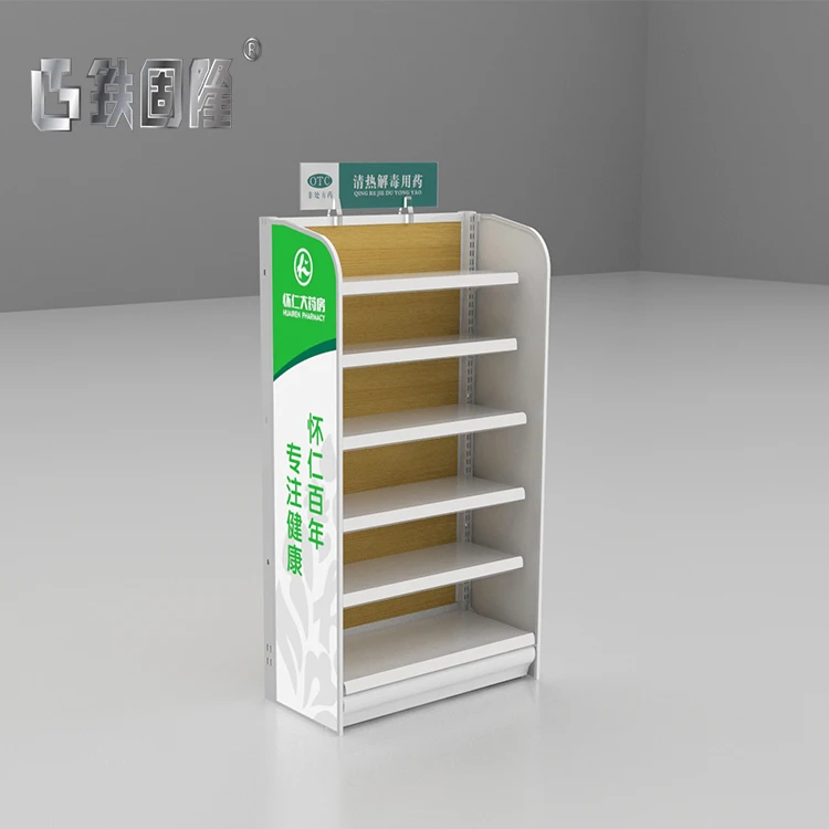 Gondola for Pharmacy Drugstore Display Stand Farmacia Shop Design Furniture