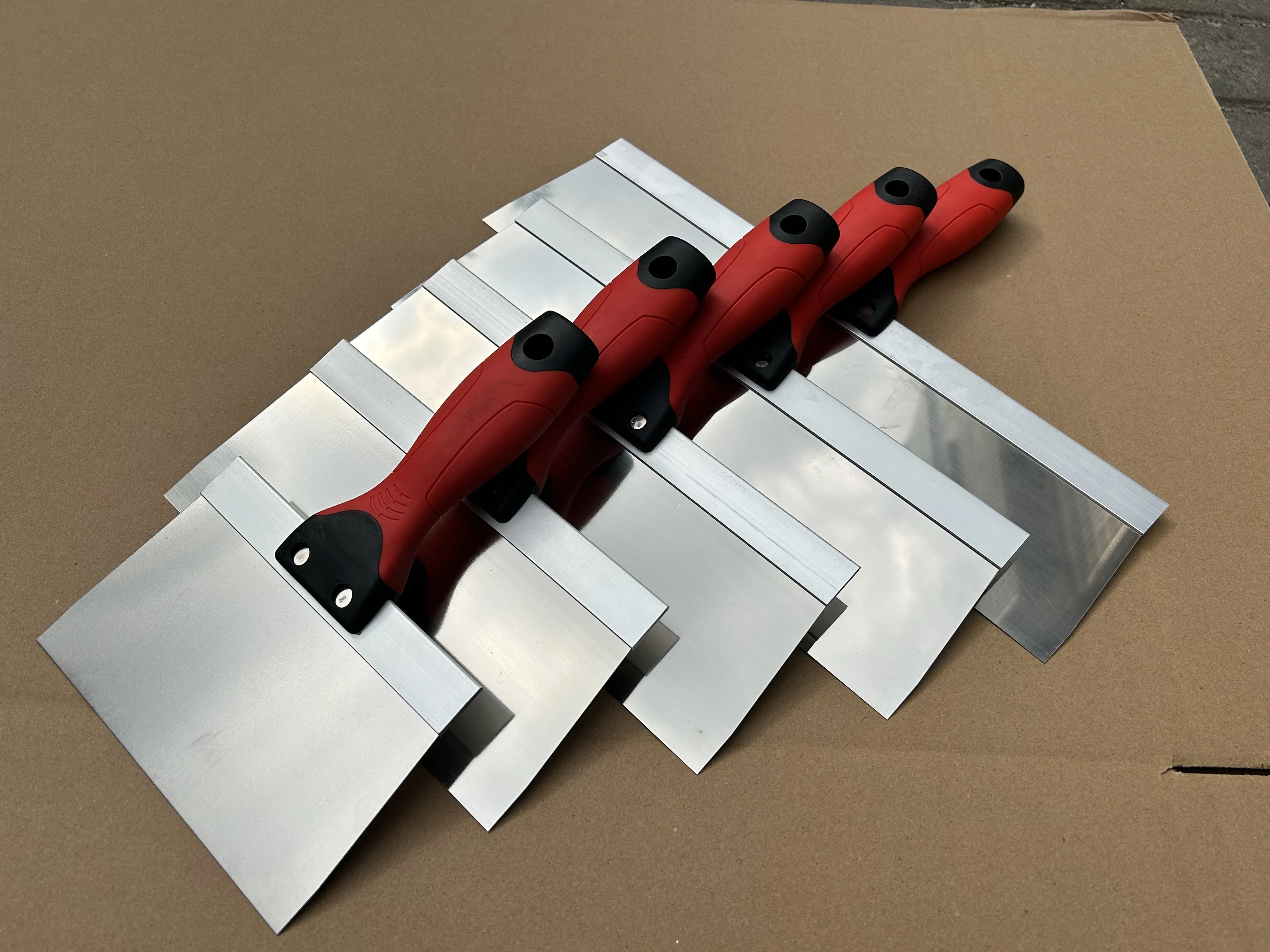 Taping Knife Pro Tapered Stainless Steel Taping Knife 6 8 10 12 14 18 20 Inch Stainless Steel Blade Drywall Alibaba