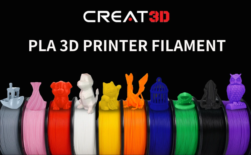 CREAT3D 3D Printer Filaments - Diverse Colors & Materials