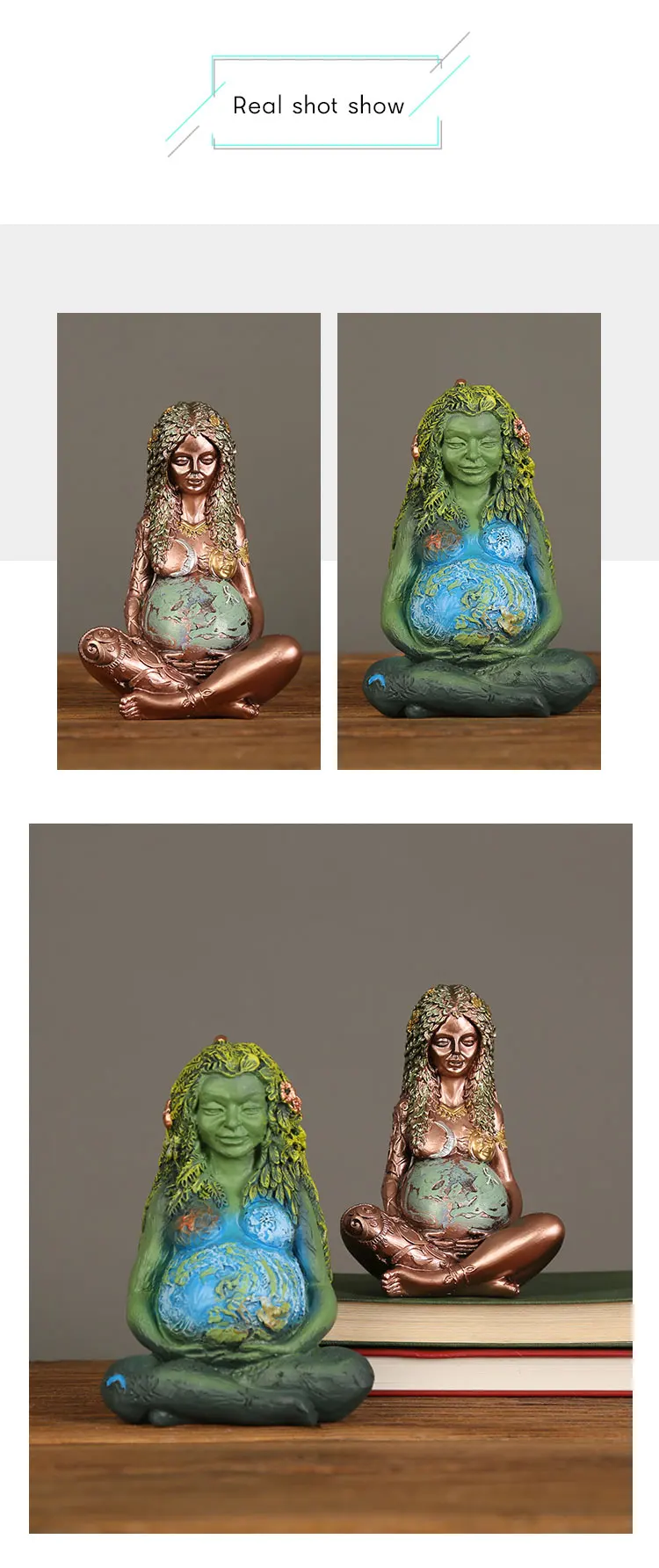 Gaia Statue Mother Earth Goddess Figurine,Gifts For Women,Mom,For ...