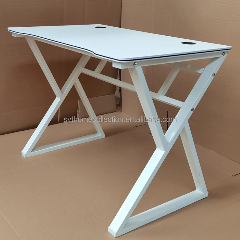 Gaming Desk, Computer Desk Ergonomic Home Office Desks Z Shaped PC ...