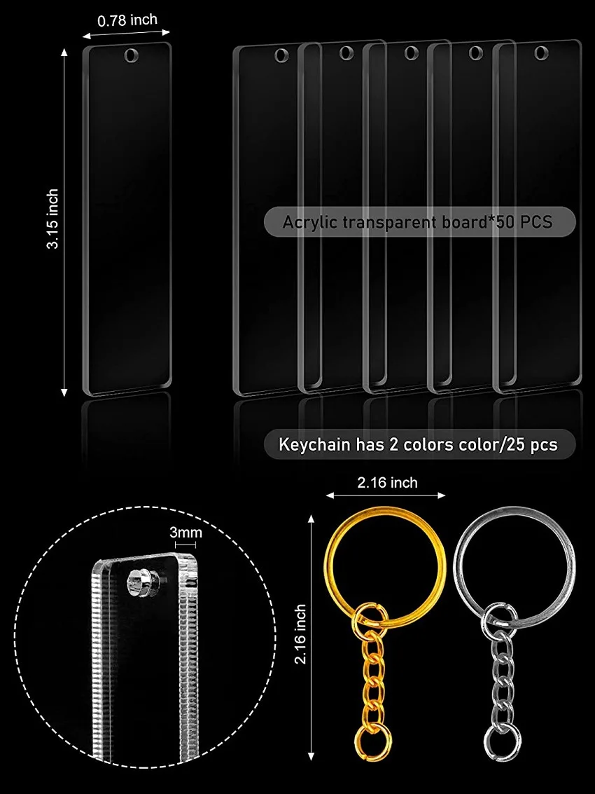 Wholesale Acrylic Keychains - Customizable Promotional Gifts