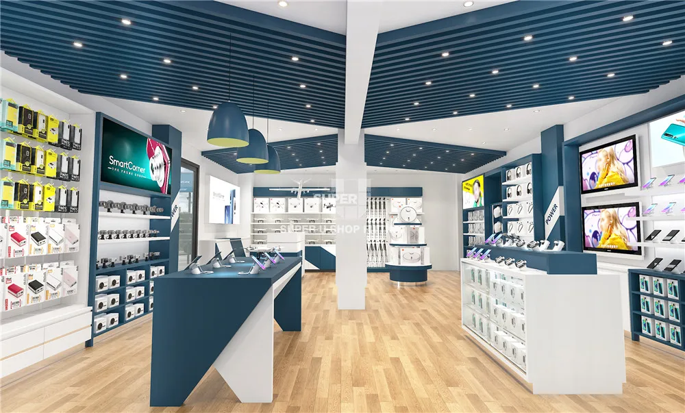Custom Cell Phone Store Interior Design - Professional & Stylish