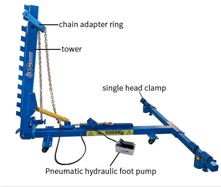 Auto Body Frame Straightener Pulling Machine Repair Chassis Bench ...