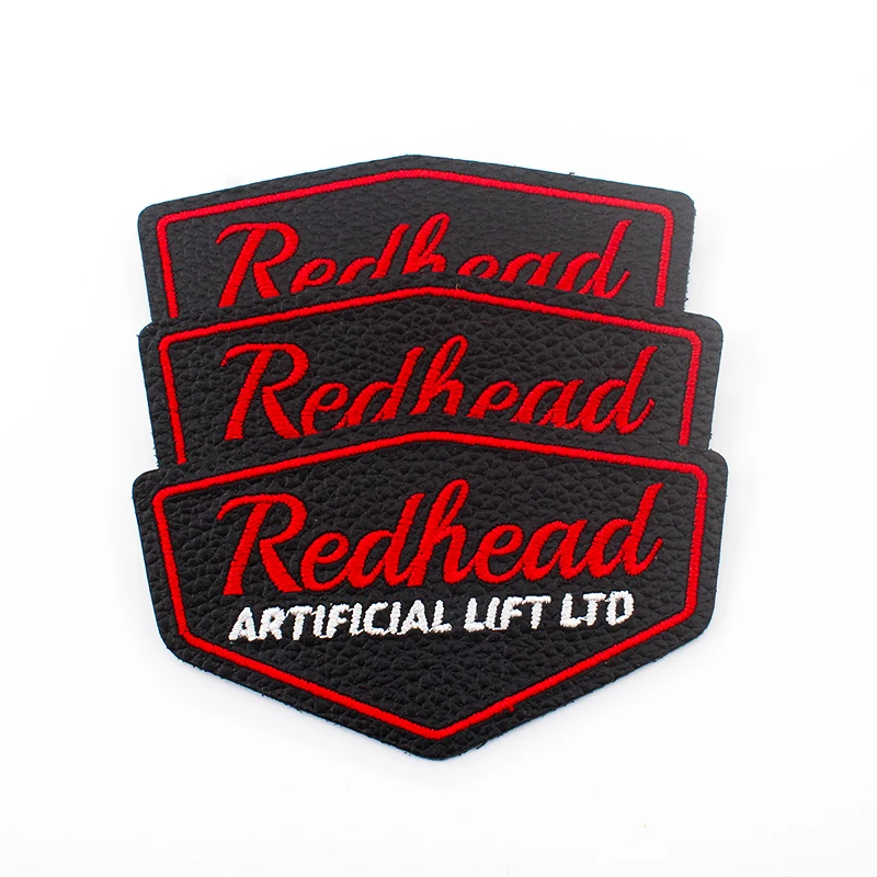 Wholesale Custom Leather Badge Factory Pu Label Embossed Leather Label ...