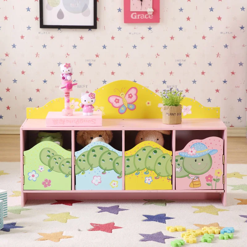 Wooden Kids Furniture Kids Toys Cabinet Storage For Baby Cupboard - Buy ...
