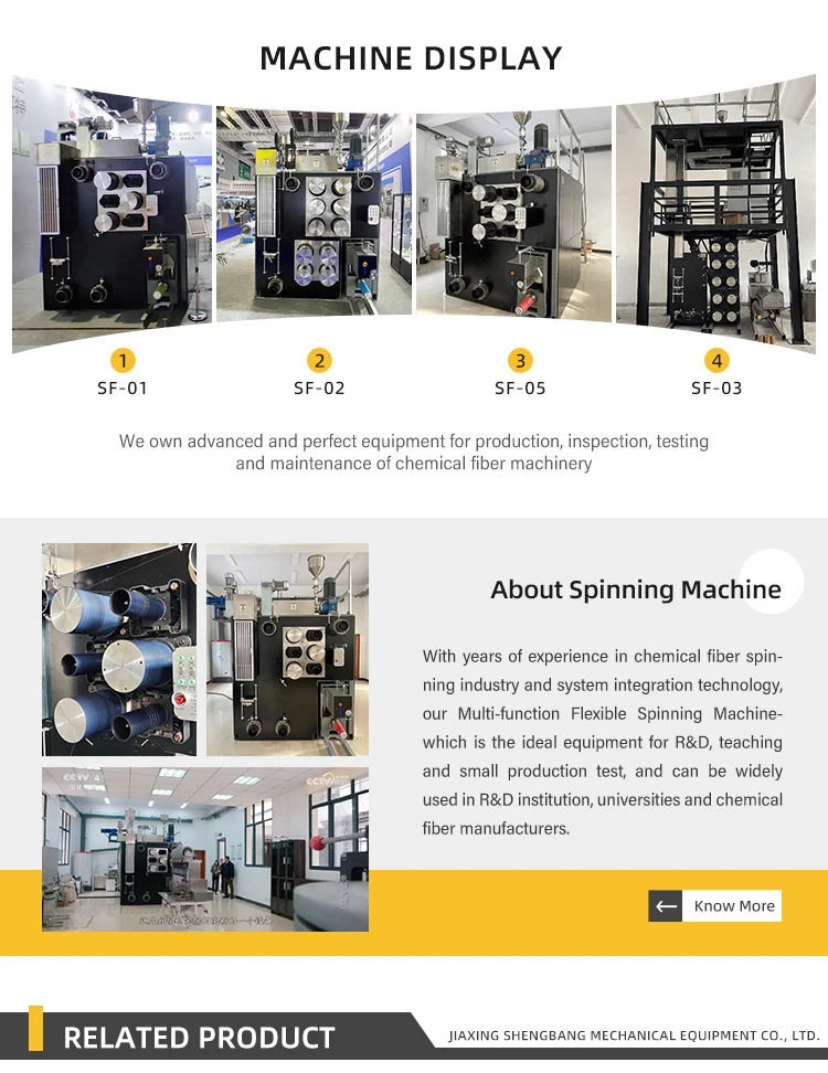 Polyester POY Yarn Flexible Lab Mini Spinning Machine for Small Test ...