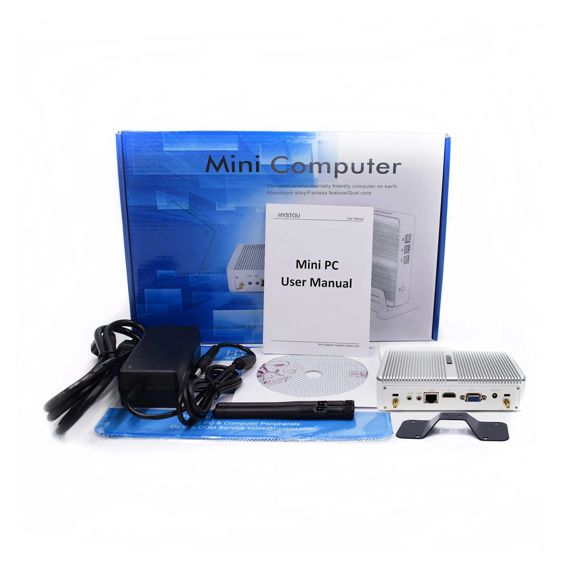 Ultra Low Power Mini Pc Windows10 Core I7 4610y Gaming Desktop Fanless ...