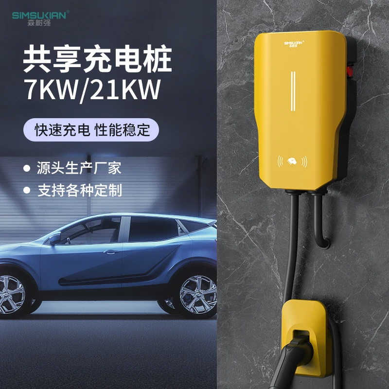 IP65 CCS New Plastic Enclosure Box Wall-Mounted EV Charger OEM Case ...