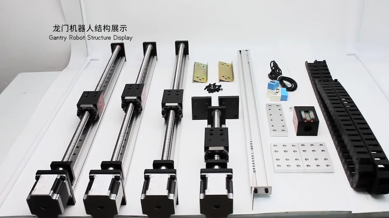Gantry Robot Xyz 4 Axis Linear Stage Cartesian Robot Cnc Linear Guide Slide Motion System Buy