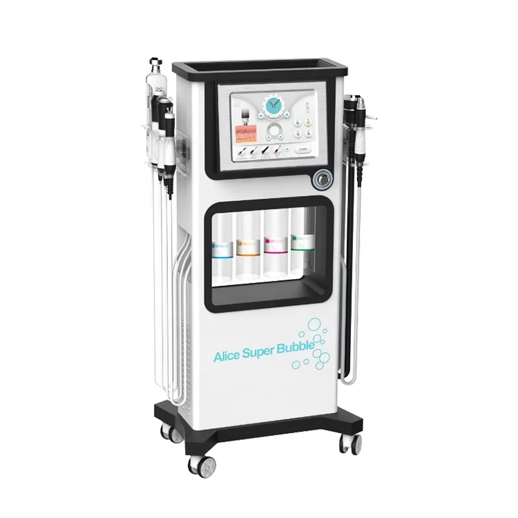 Vertical Alice Super Bubble Oxygen Hydro Facial Machine Multifunctional ...