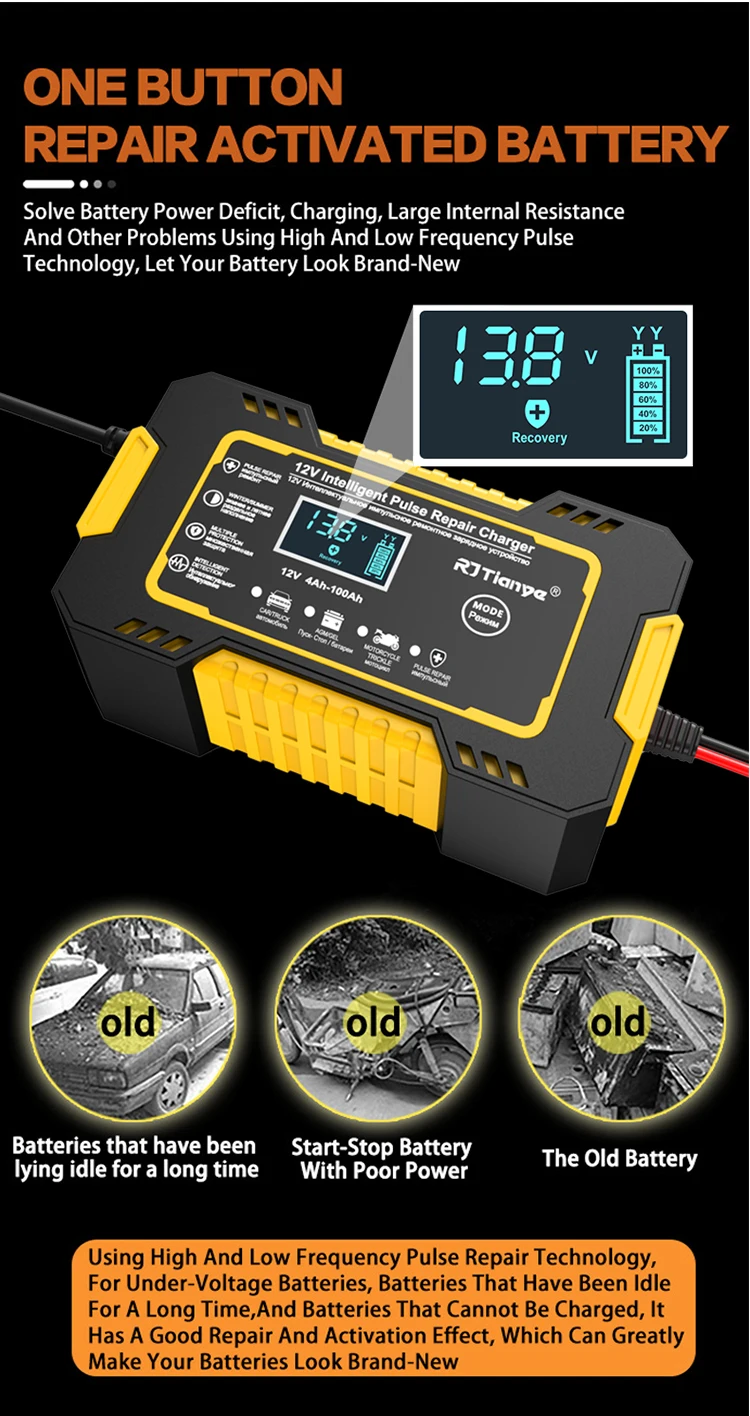 Pulse Battery Chargers Market - Intelligent 12V6A Charger