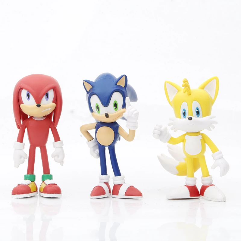 3d Pvc Japanese Game Character Action Figure Sonic As Cake Decoration ...