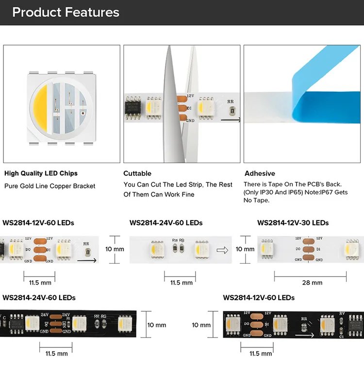 Programming RGBCW LED Strips - Versatile Lighting Solutions