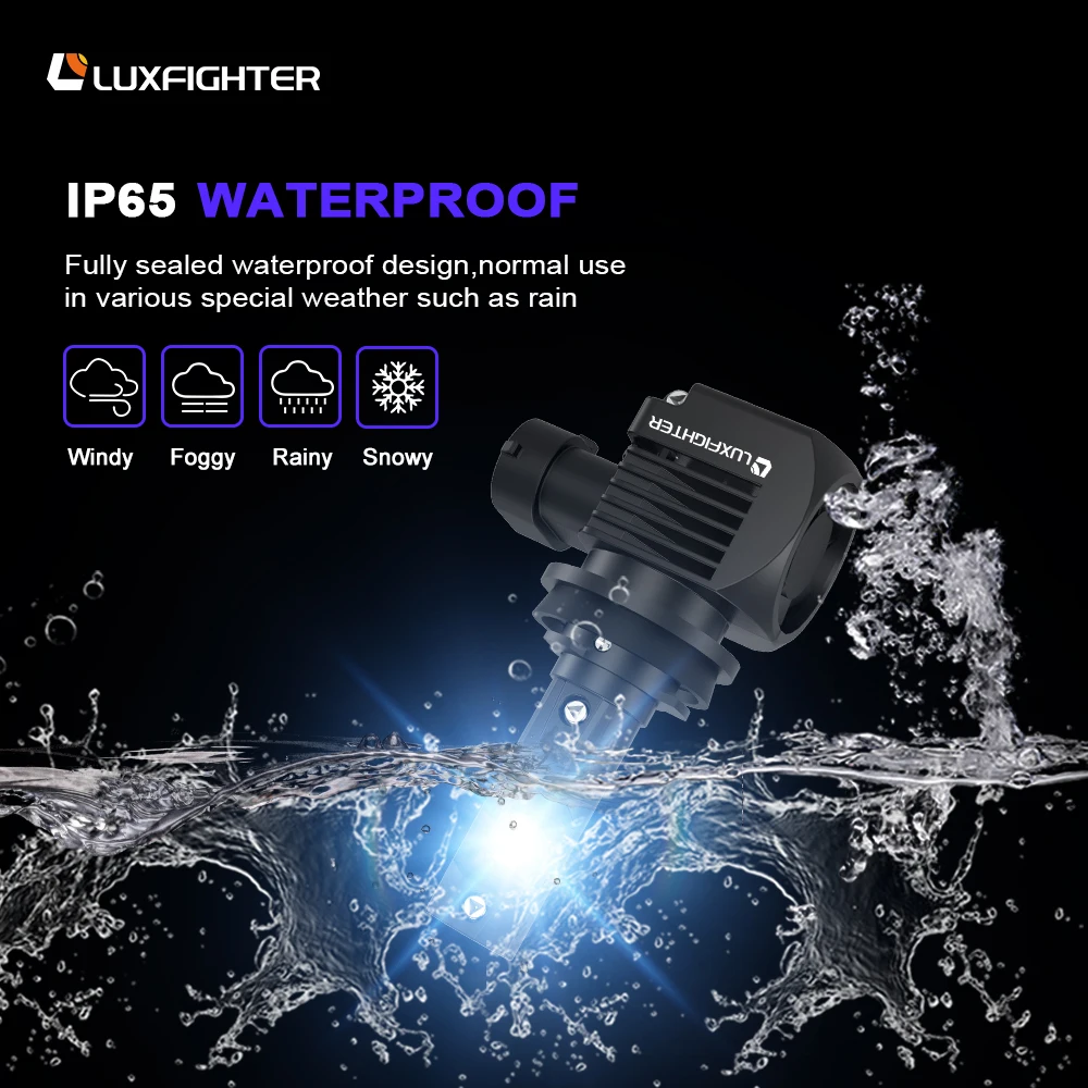 Luxfighter Unique Diamond Design Led Auto 50w Mini Size Led Headlight H4 9006 9005 H11 H7 Led ...