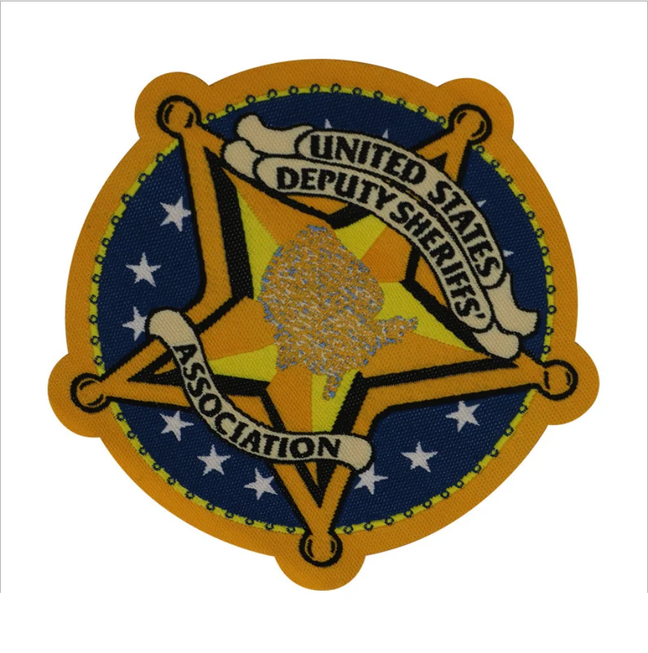 China Custom Brand Name Logo Adhesive Woven Labels Patches Embroidery ...
