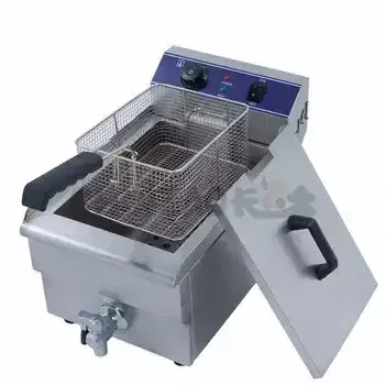New Design 17L Commercial Electric Deep Fryers Stainless Steel Deep Fat ...