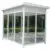 Prefab Steel Frame Glass Window Portable Outdoor Smoking Shelters ...