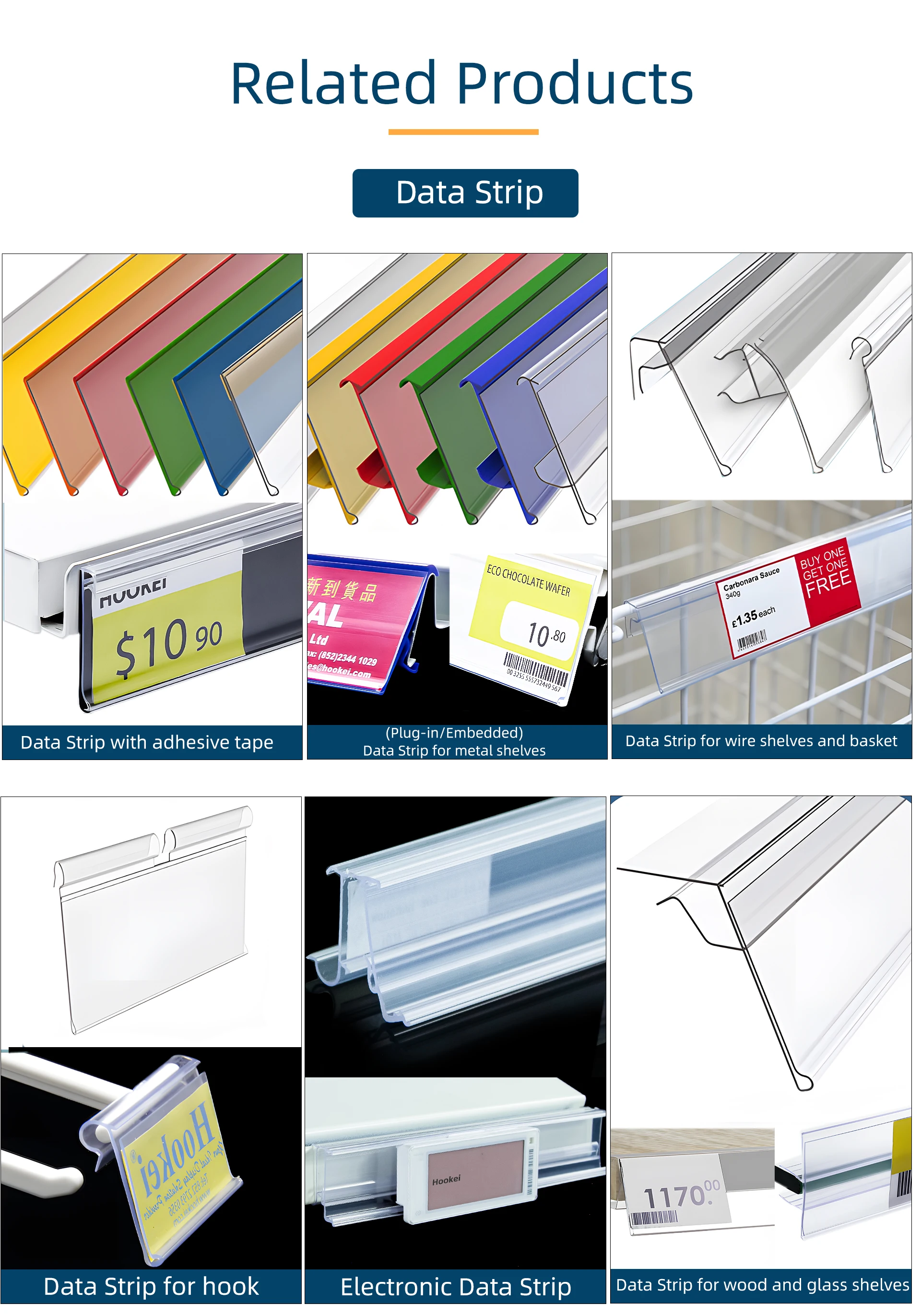 Supermarket Advertising PVC Shelf Display Shelf Dangler Wobbler Shelf ...