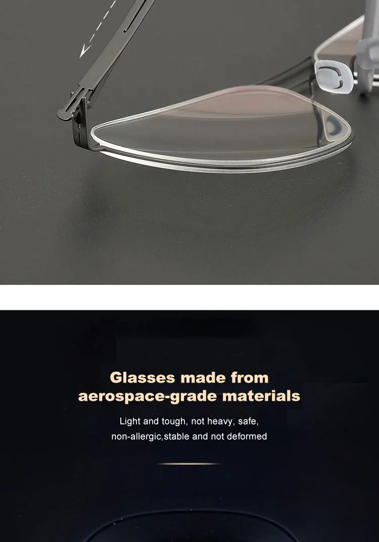 China Supplier Metal Optical Frame Screwless Structure Design Frame Can ...