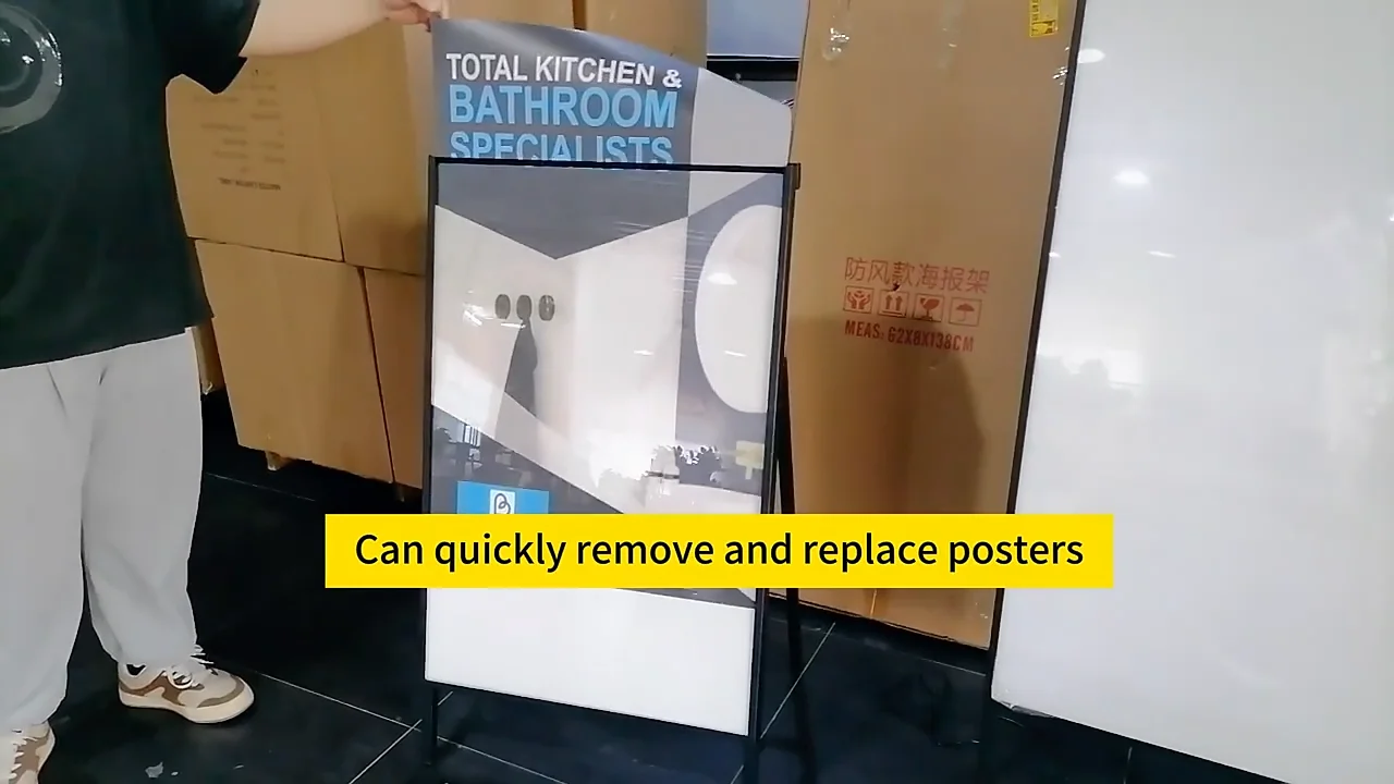 Indoor Welcome Led Light Outdoor Menu Board 60*90cm Rectangle Lighting ...