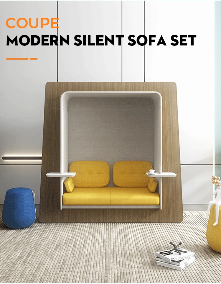 Office Furniture Sectional Meeting Sofa Pod Modern High Back Office ...