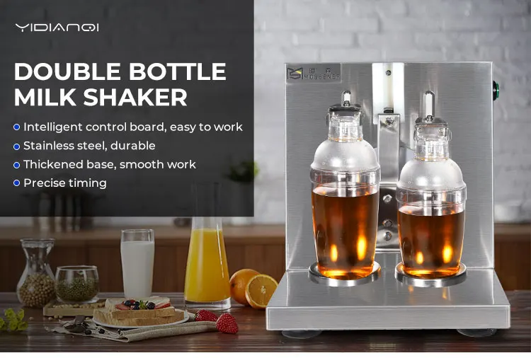 Automatic Double Frame Smoothie Drink Shaker Cup Machine Bubble Boba ...