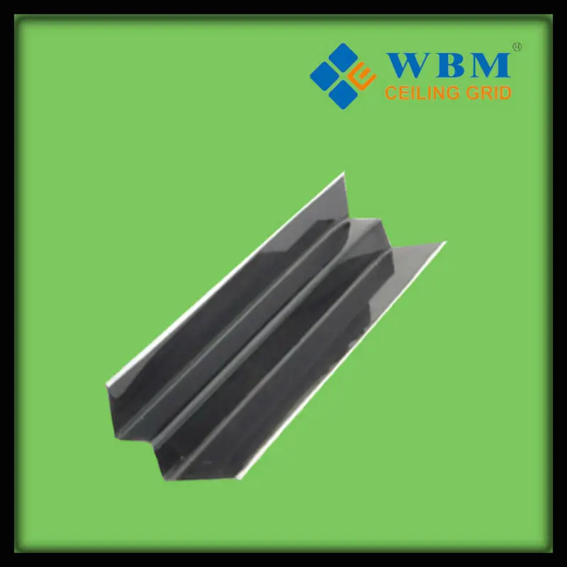 Suspended Ceiling Grid Accessory - Steel T Bar & Wall Angle
