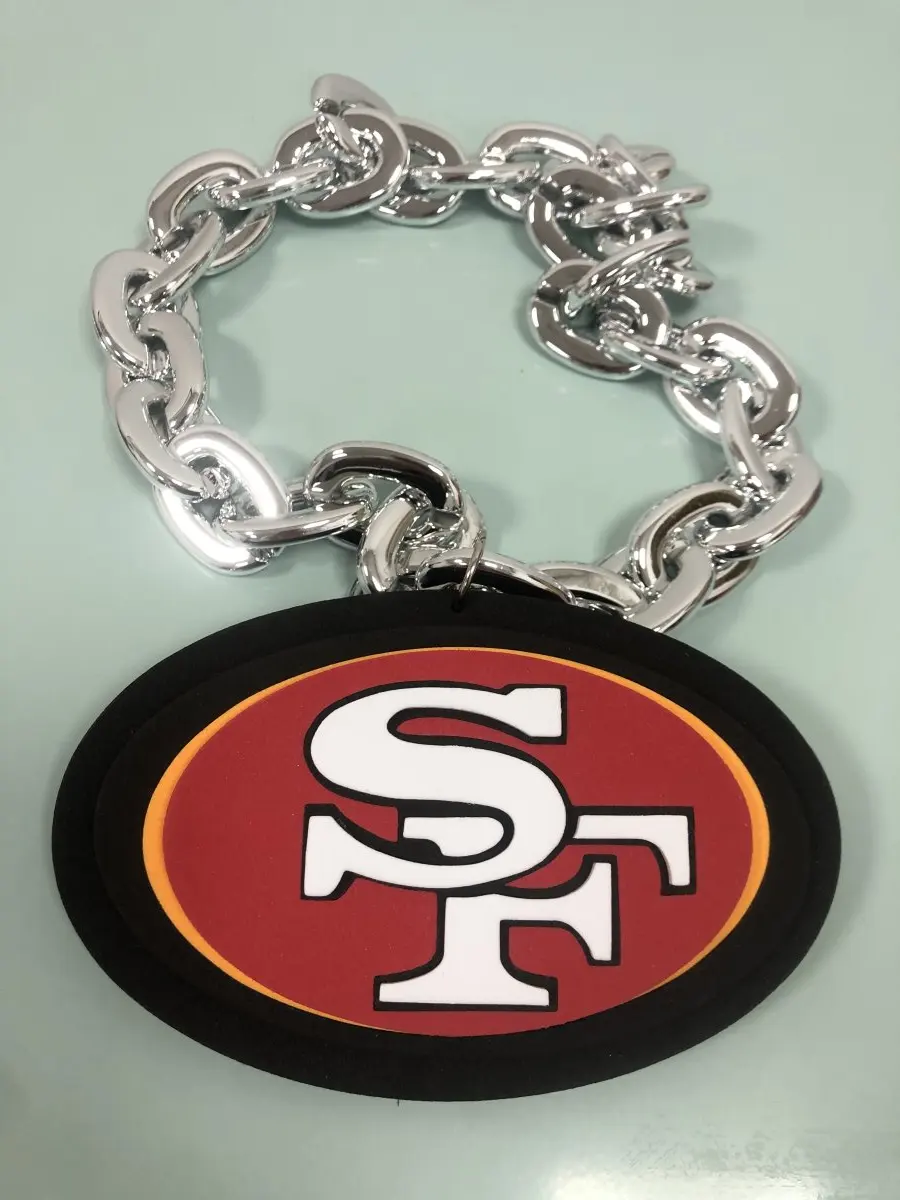 Customize Naional Football Teams Loge Oversized 3d Eva Foam Necklace ...