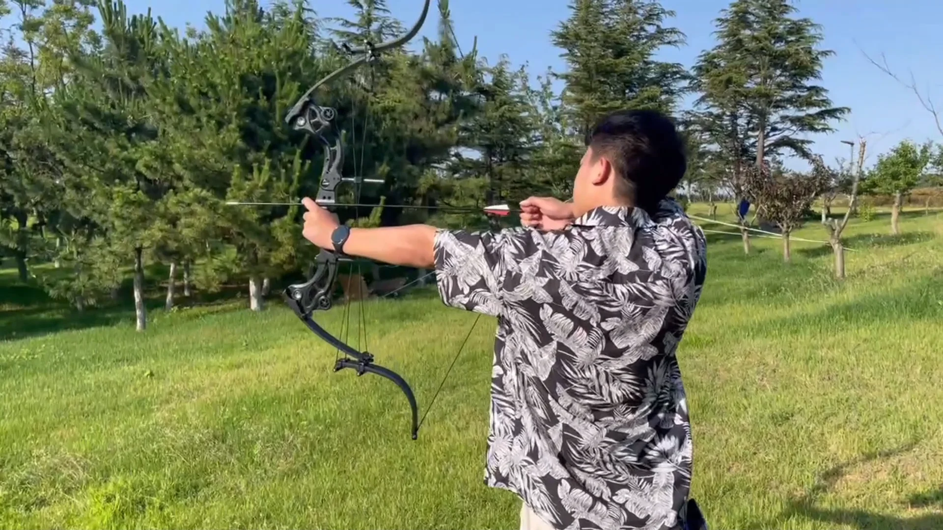 Hi Top 40-55lbs Recurve Compound Bow Hybrid Best Toughness 50 Lbs ...