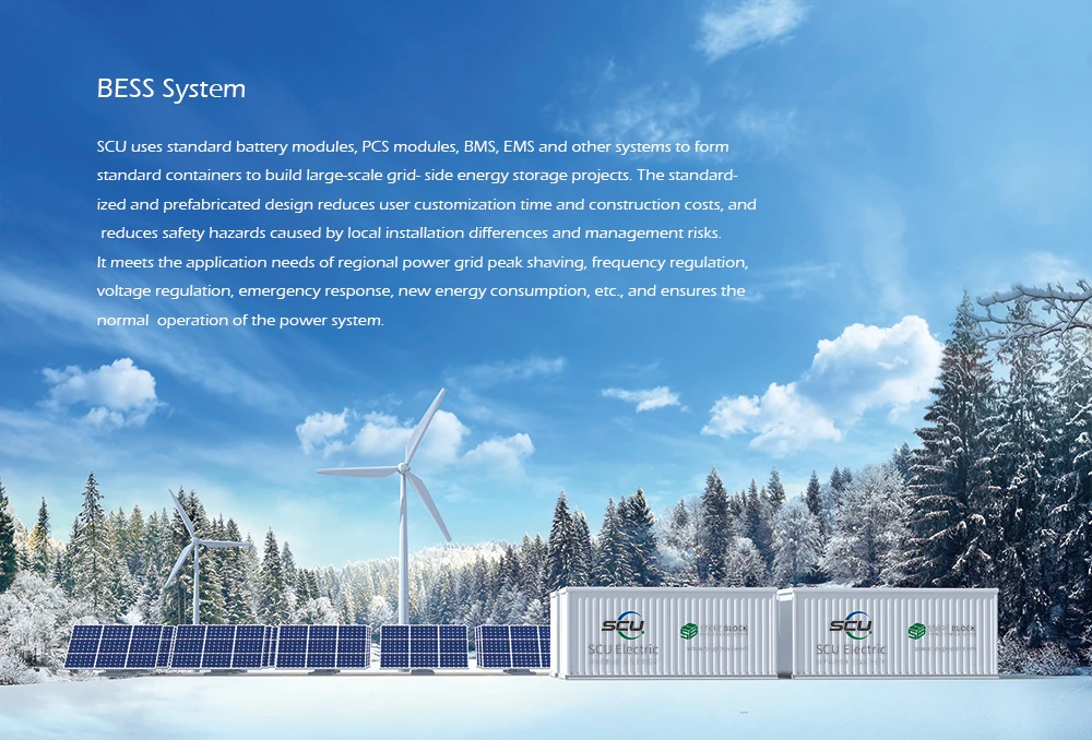 SCU 10FT 20FT 40FT Container Bess Solar Battery Energy Storage System ...
