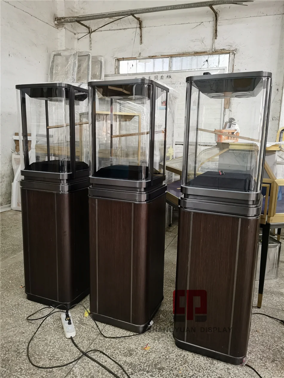 Artwork Gold Jewelry Display Cabinet for Jewelry Shops Custom Luxury ...