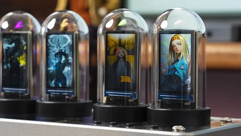 Ips Display Clock And Calendar Creative Retro Desk Decoration - Buy Ips ...