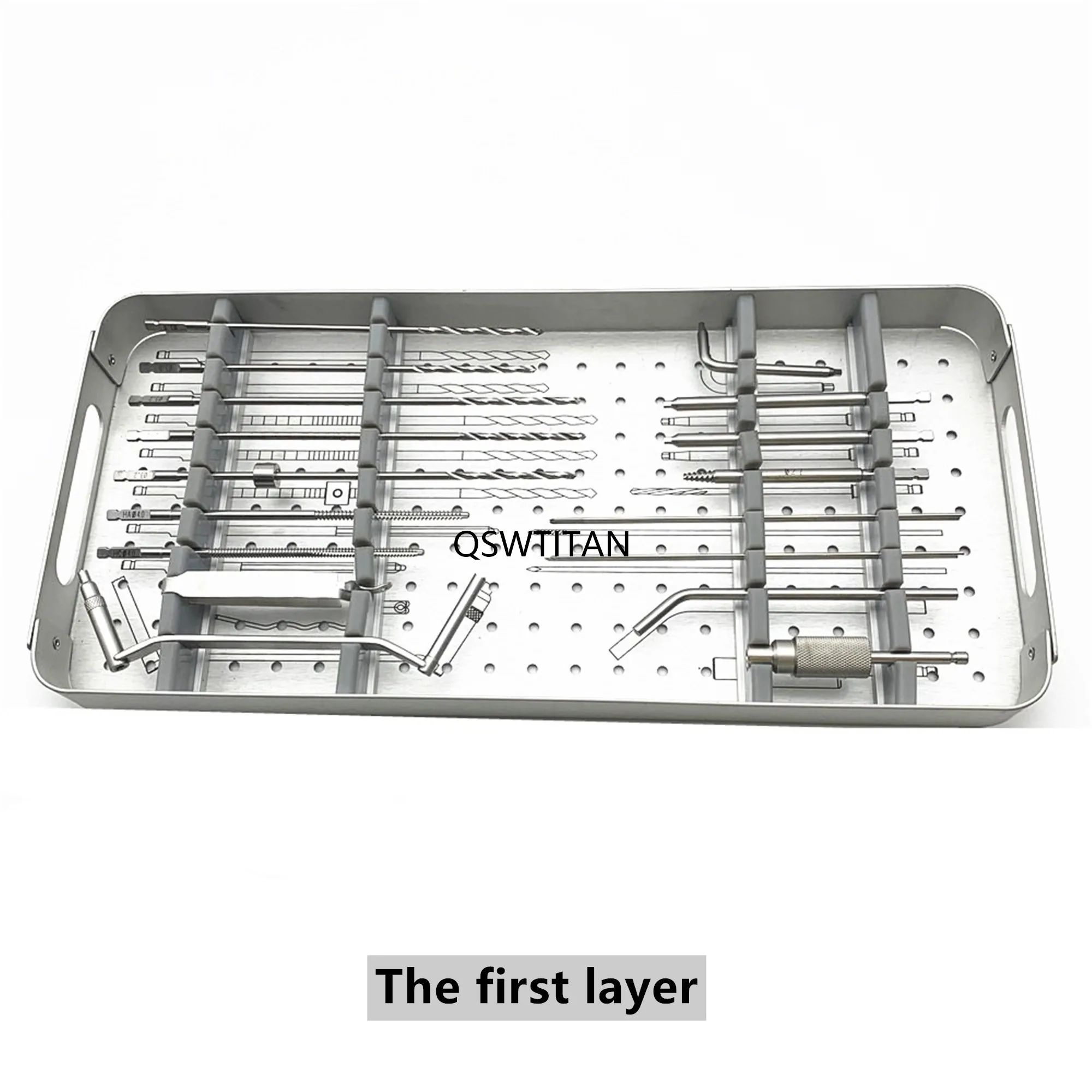 Orthopedic A0 Upper Limb Locking Plate Instrument Kit Bone Surgical ...