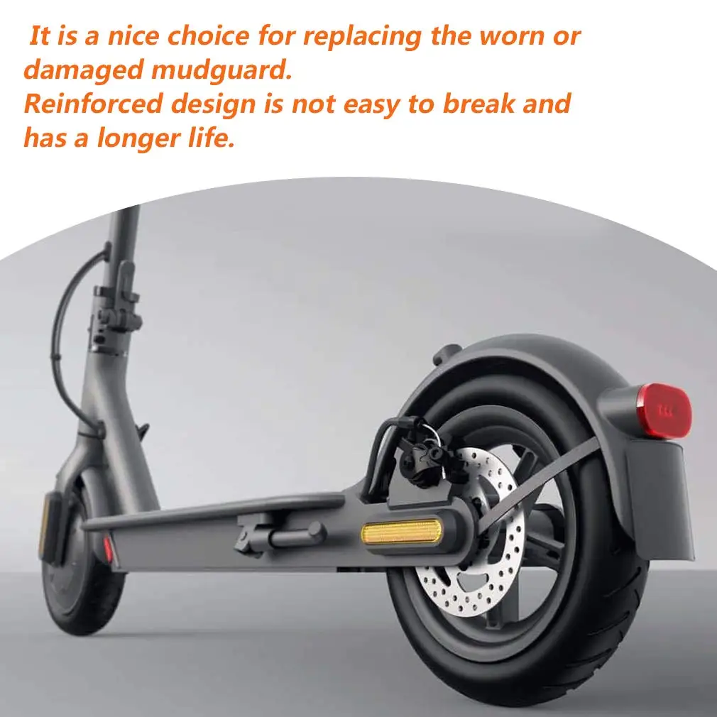 Electric Scooter Rear Mudguard With Hook And Rear Light For Xiaomi M365 ...