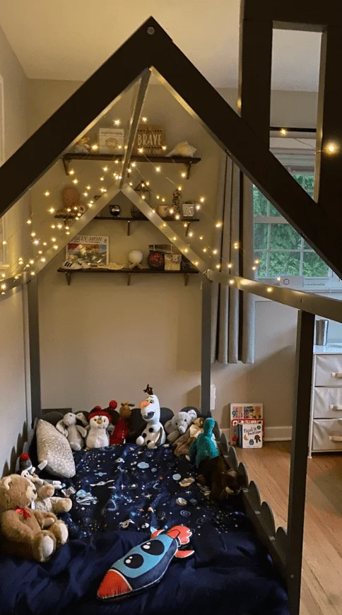 Wooden Montessori Kids Bedroom Children With Storage Drawer Drag Bed ...