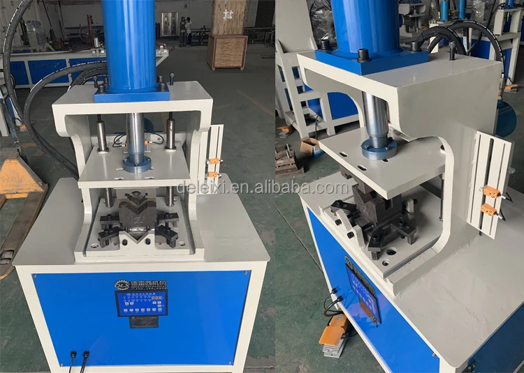 Hydraulic Angle Cutter 90 Degree Steel Pipe Hole Cutting Machine