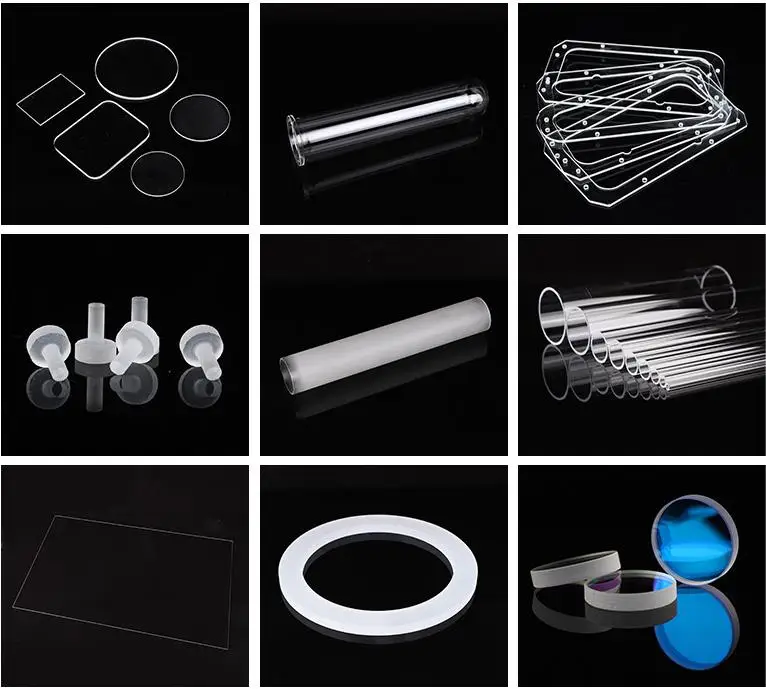 Various Size Quartz Crystal Tubes Clear Quartz Glass Test Tube ...